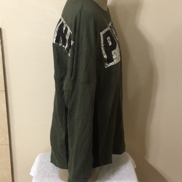 PINK Victoria's Secret | Tops | Victorias Secret Bling Long Sleeve ...